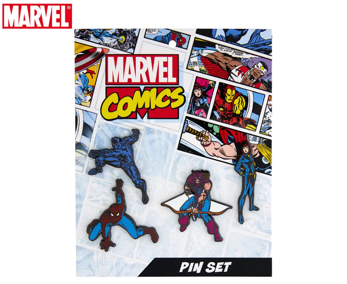 Marvel Comics 4-Piece Lapel Pin Set – Funhouse Toys & Collectables