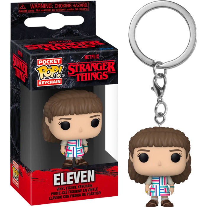 Stranger Things 4 - Eleven Pocket Pop! Vinyl Keychain – Funhouse Toys ...
