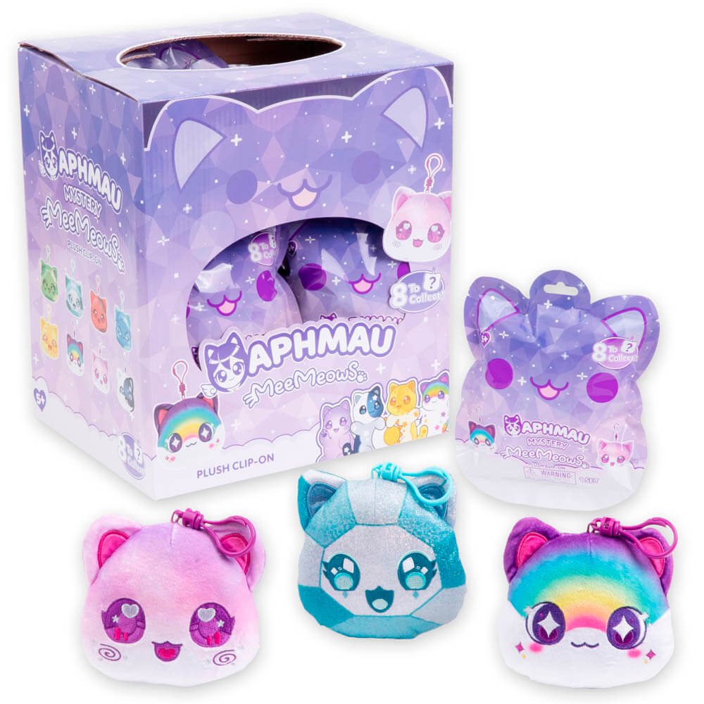 APHMAU Mystery MeeMeow Catface Plush Clip-Ons Series 2 – Funhouse Toys ...