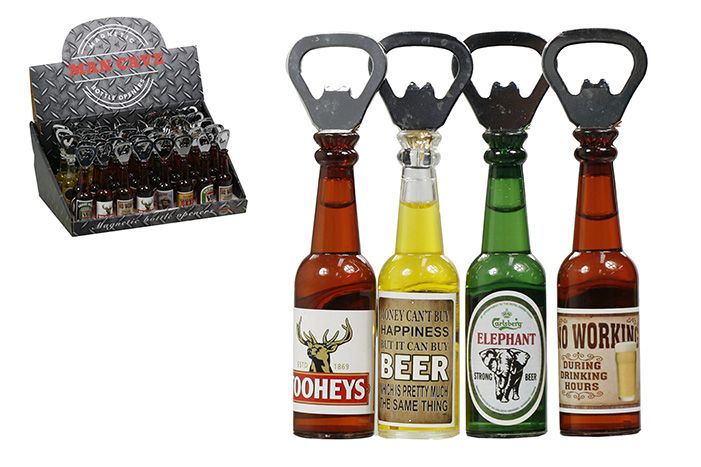 MAN CAVE BEER BRANDED MAGNETIC BOTTLE OPENERS* – Funhouse Toys ...