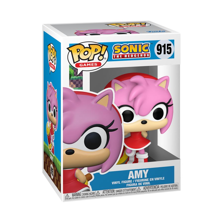 Sonic - Amy Rose Pop Vinyl! 915 – Funhouse Toys & Collectables
