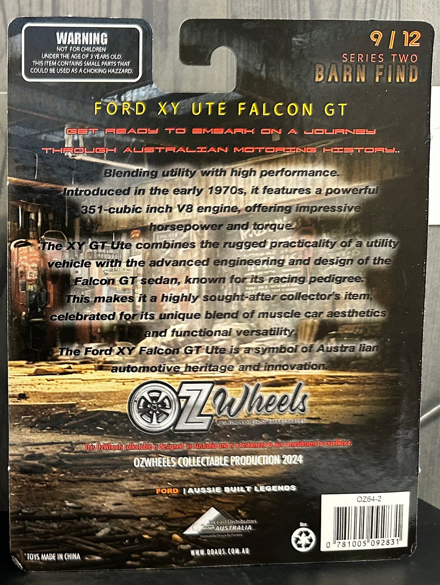 OZ WHEELS Series 2 ~ BARN FIND FORD XY UTE FALCON GT 1:64 Scale Diecas ...