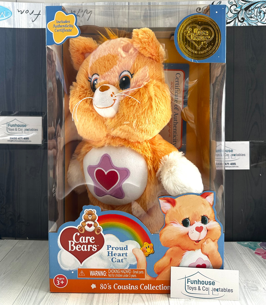 CARE BEAR COUSINS COLLECTION LIMITED EDITION 80's PROUD HEART CAT PLUS ...