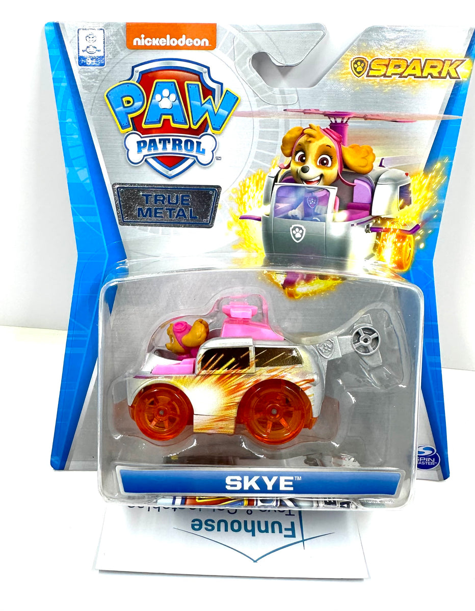 Paw Patrol TRUE METAL SKYE SPARK Nickelodeon – Funhouse Toys & Collectables