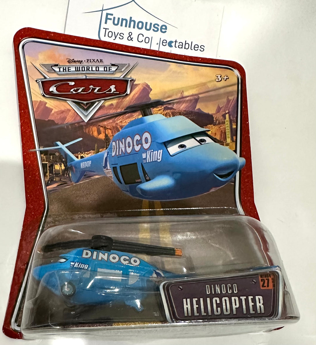 Disney Pixar Cars World of Cars DINOCO HELICOPTER No: 27 – Funhouse ...