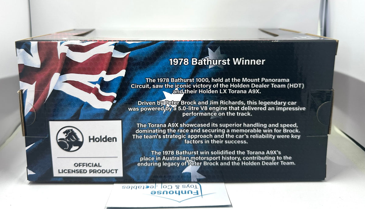 1978 Bathurst Winner Peter Brock Holden LX Torana A9X DDA Collectible ...