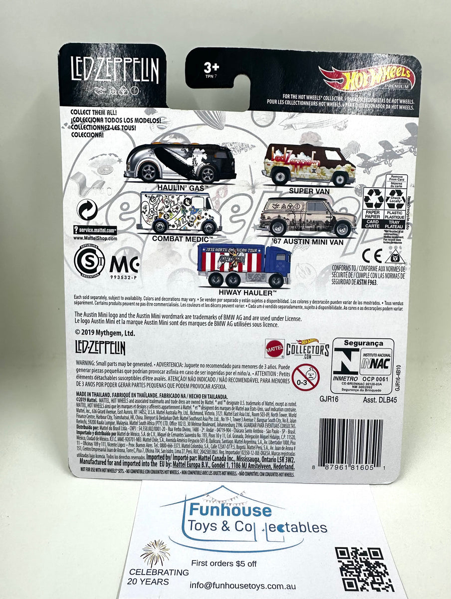 Hot Wheels Led Zeppelin COMBAT MEDIC REAL RIDERS – Funhouse Toys ...