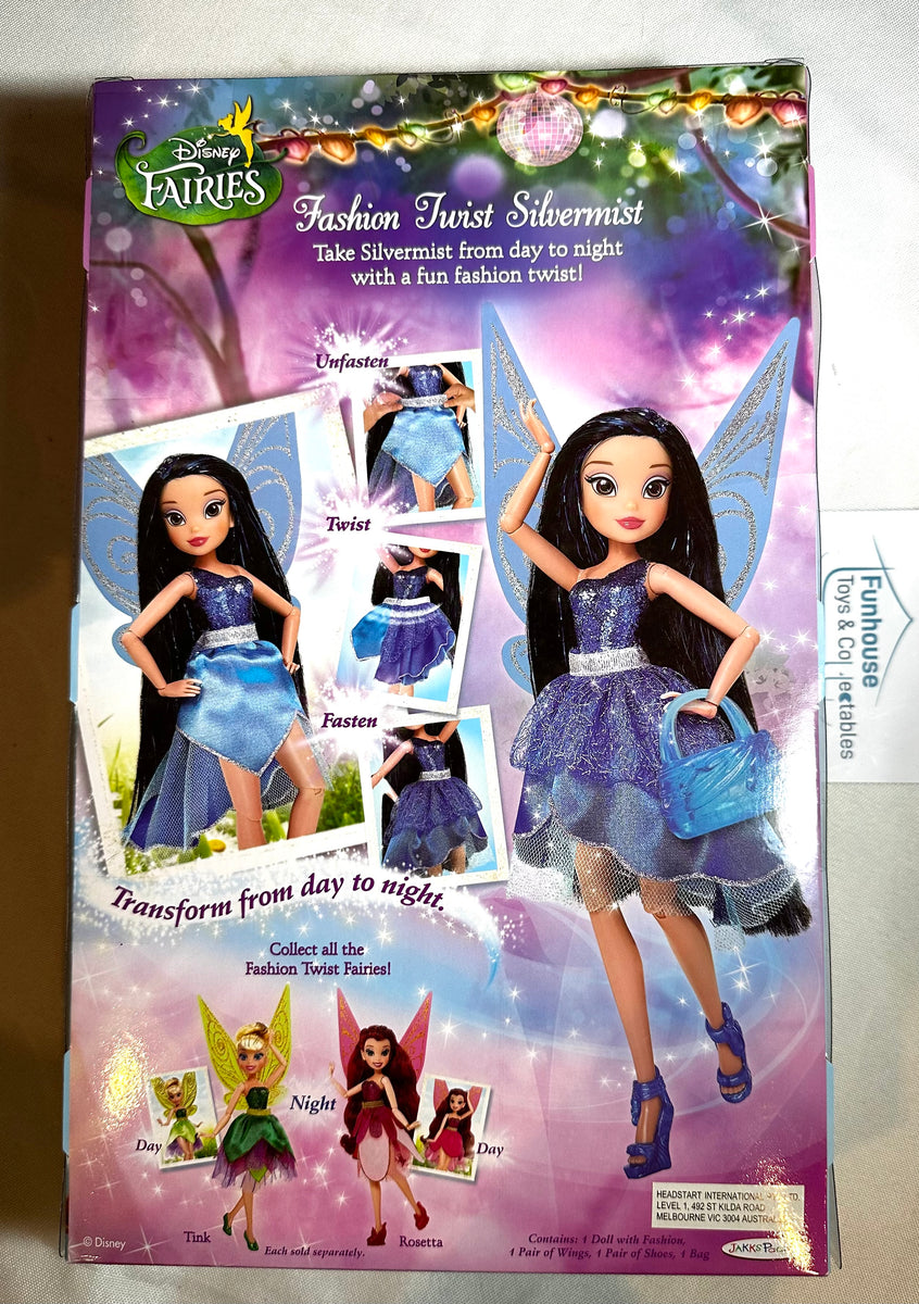 DISNEY FAIRIES SILVERMIST FASHION TWIST DOLL – Funhouse Toys & Collectables