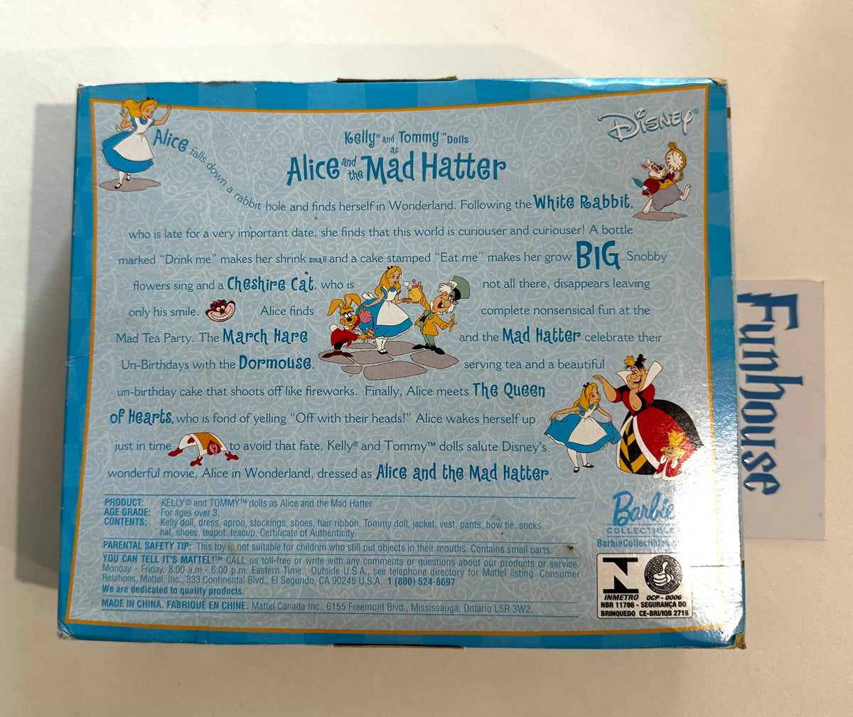 MATTEL Barbie KELLY & TOMMY as Alice In Wonderland set 2002 – Funhouse ...