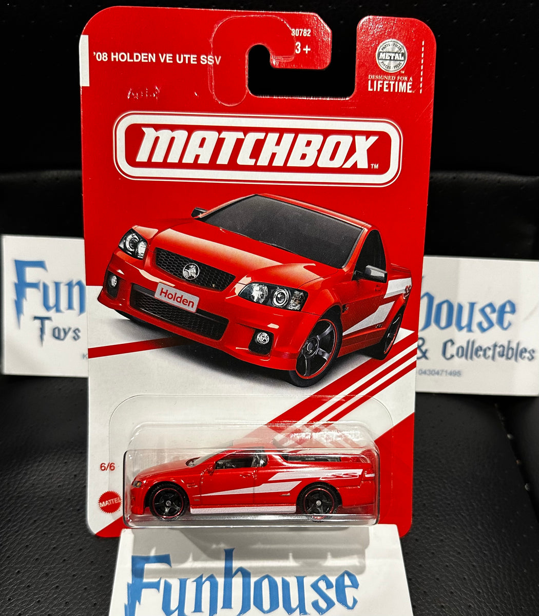 Matchbox 2024 '08 Holden VE UTE SSV Target Red Edition 6/6 – Funhouse ...