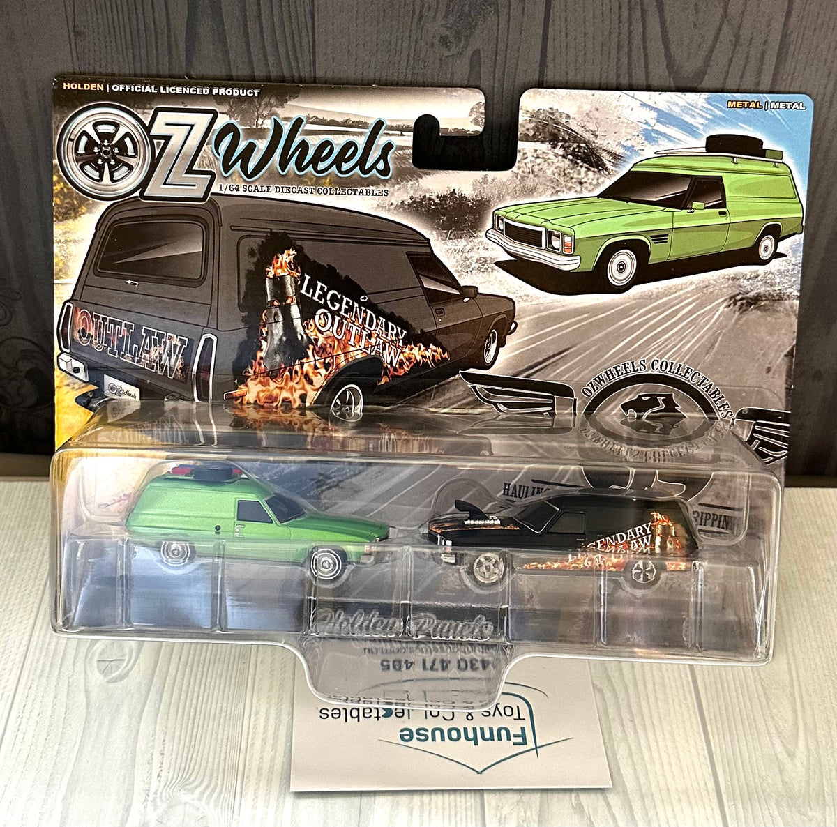 OZ WHEELS Twin Pack LEGENDARY OUTLAW Panel Vans series 3 set in Twin p ...