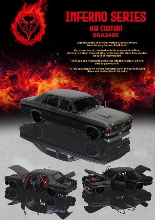 Ford XW Falcon "INFERNO" Limited Edition 1:24 DDA – Funhouse Toys ...