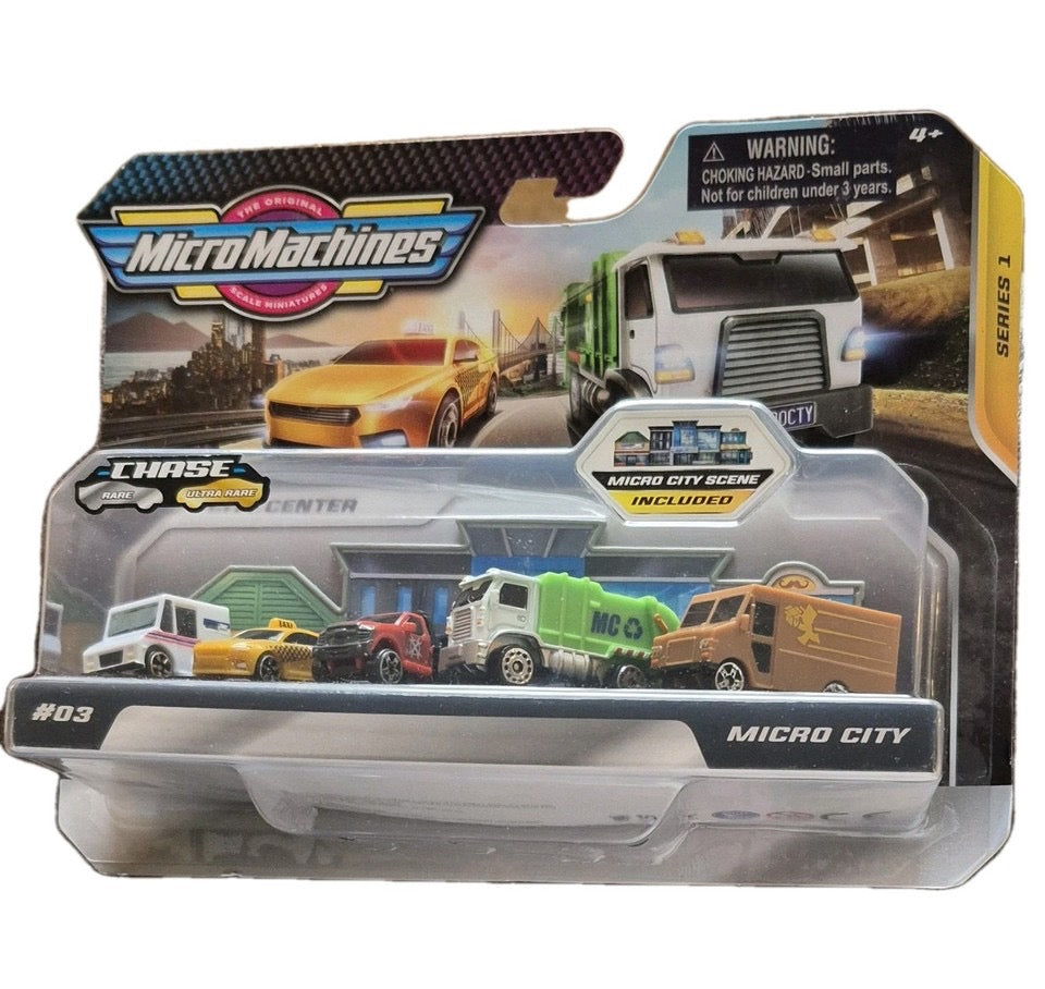 Micro Machines Series #1 Micro City #03 SET OF 5 HASBRO – Funhouse Toys ...