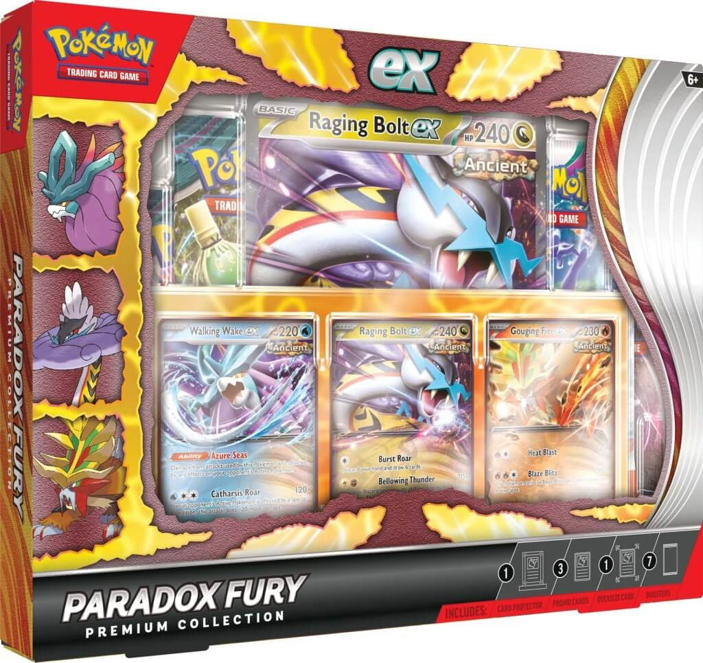 POKÉMON TCG Paradox Fury Premium Collection – Funhouse Toys & Collectables
