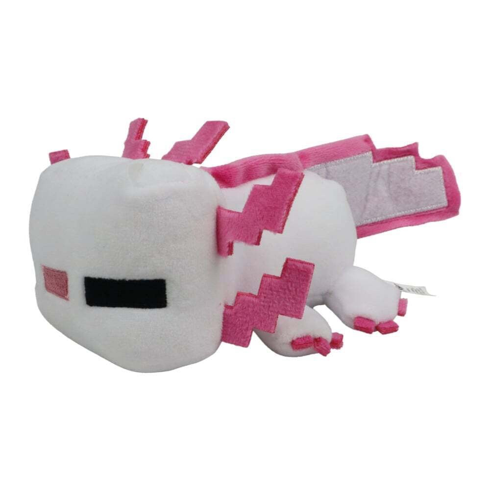 Minecraft Mini Crafters Axolotl White Plush – Funhouse Toys & Collectables