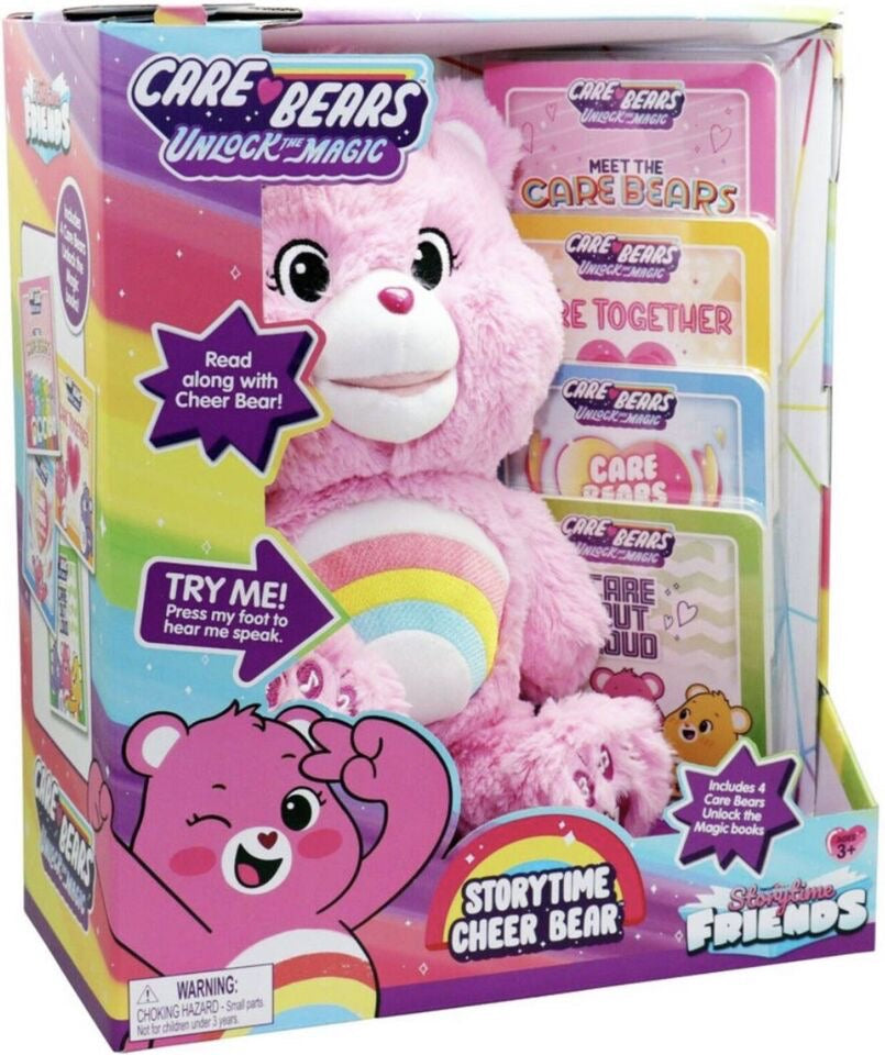 Care Bears "Storytime Cheer Bear" Storytime Friends Talking Read Along ...