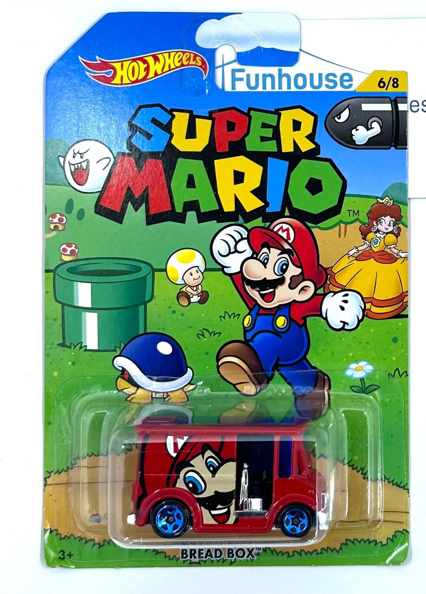 Super Mario Hot Wheels ~ MARIO BREAD BOX 6/8 MATTEL 2016 – Funhouse ...