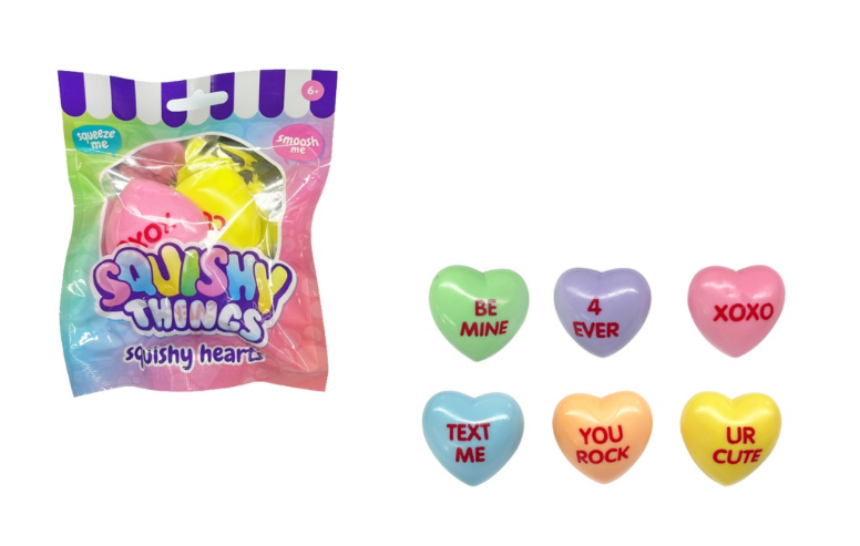 Sticky Squishy Hearts 3 Pack Assorted – Funhouse Toys & Collectables