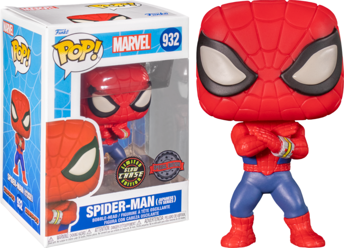Spider-Man Japanese CHASE TV Series Pop Vinyl! 932 – Funhouse Toys ...