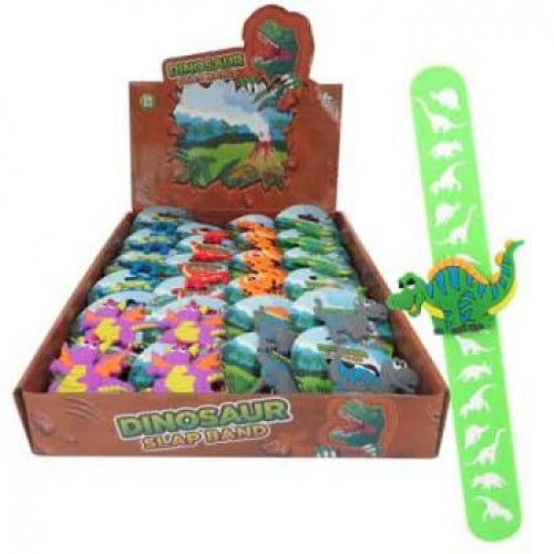 DINOSAUR SLAP BANDS NOVELTY ASSORTED PARTY FAVOUR – Funhouse Toys ...