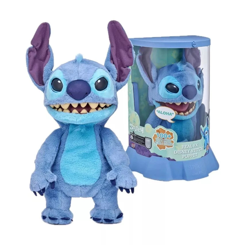 Disney Lilo & Stitch Real FX Stitch Plush Puppet Toy Interactive ...