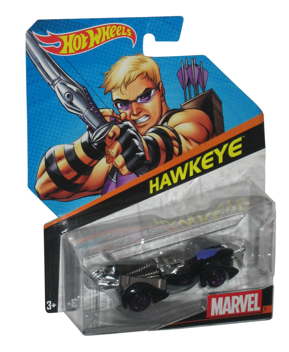 *Hot Wheels HAWKEYE Marvel Character Cars 1:64 Scale Die-Cast Vehicles ...