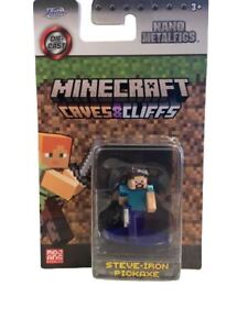 Minecraft: Caves & Cliffs Nano Metalfigs 1.5” Die-Cast Figures Assorte ...