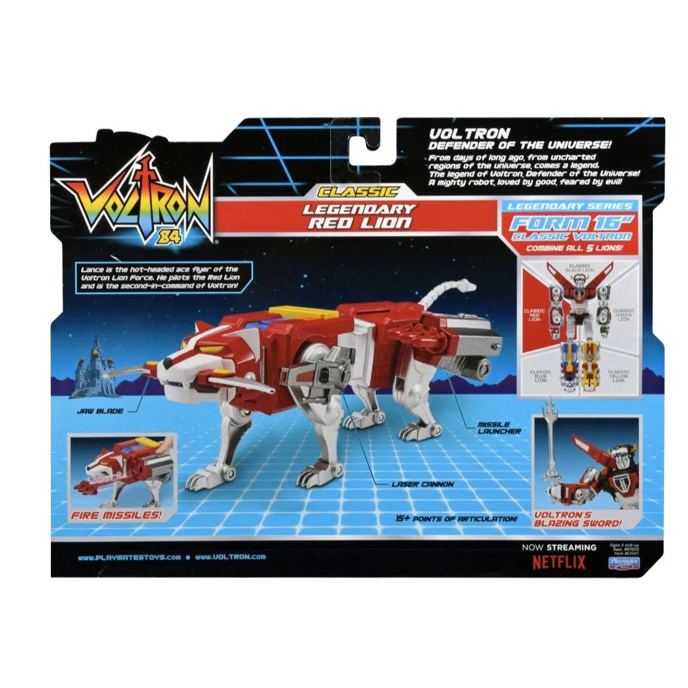 Voltron 84 Classic Legendary Red Lion Combinable Action Figure ...