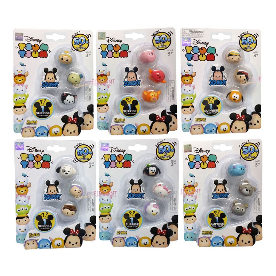 Disney TSUM TSUM Series 1 4 pack assorted – Funhouse Toys & Collectables