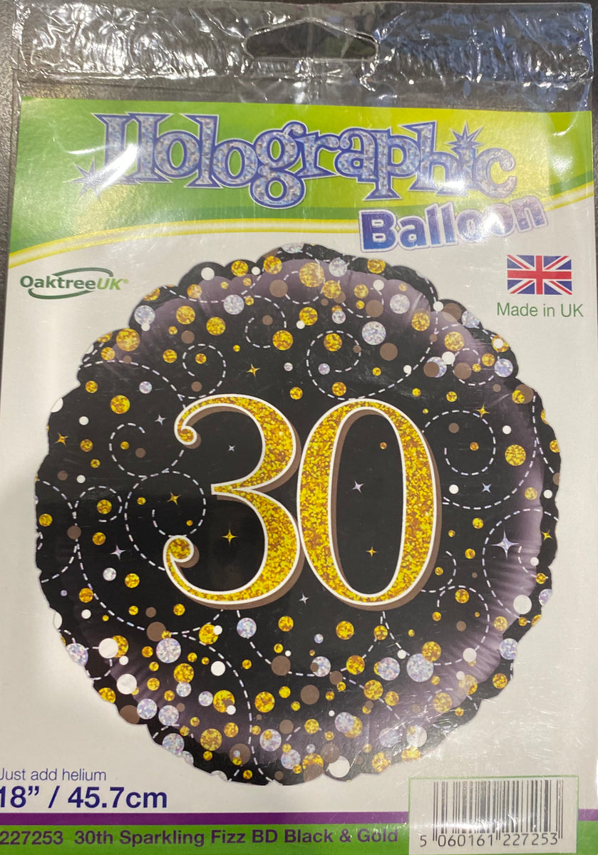 30th Balloon Filled With Gifts – Funhouse Toys & Collectables