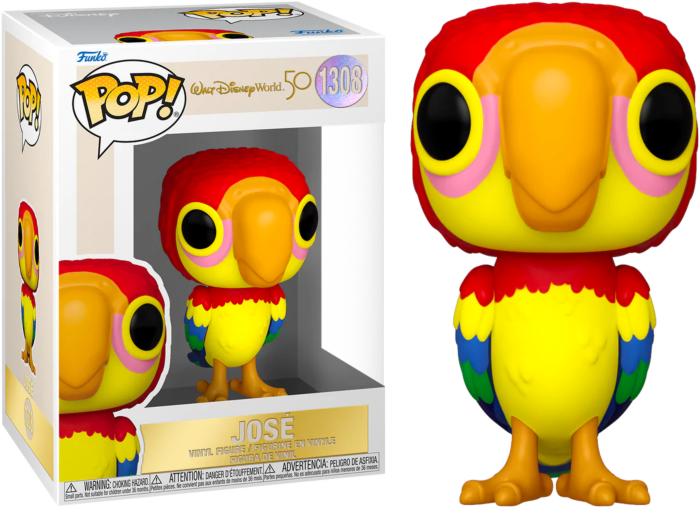 Walt Disney World: 50th Anniversary Jose Pop! Vinyl! 1308 – Funhouse ...