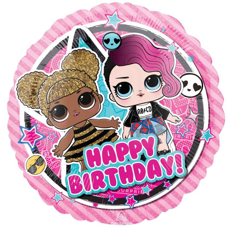 Lol Double Image Happy Birthday Balloon – Funhouse Toys & Collectables
