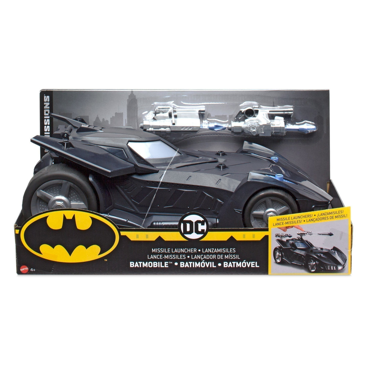 DC BATMAN - MISSIONS MISSILE LAUNCHER BATMOBILE – Funhouse Toys ...