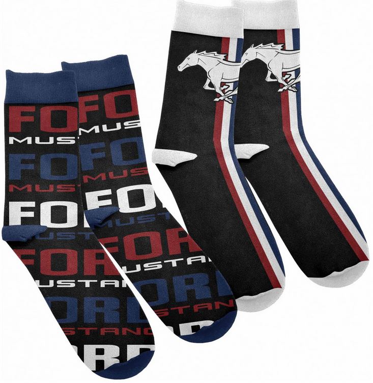 Ford Mustang Socks Set of 2 – Funhouse Toys & Collectables