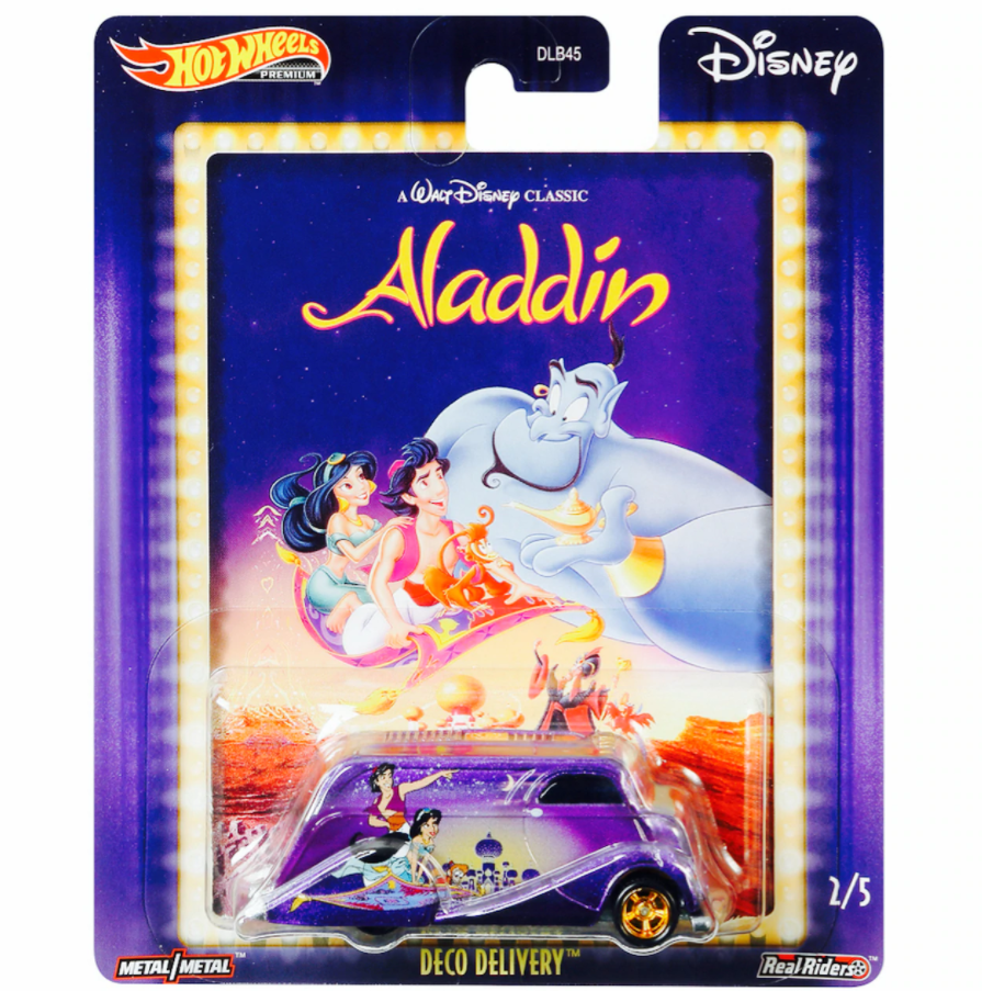 *HOT WHEELS 2020 POP CULTURE DISNEY ALADDIN DECO DELIVERY VAN ...