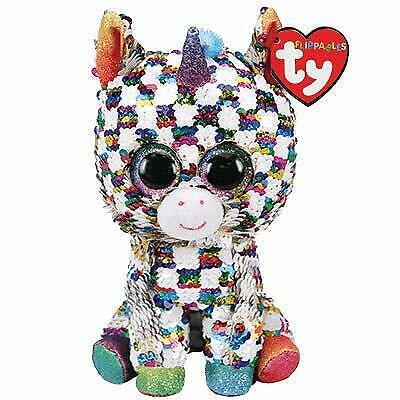 TY Beanie Boos Flippables Sequins Regular Cosmo Unicorn – Funhouse Toys ...